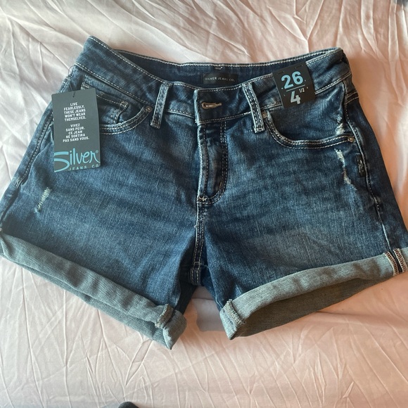 Silver Jeans | Shorts | Silver Jeans Womens Boyfriend Rolled Cuff Denim ...